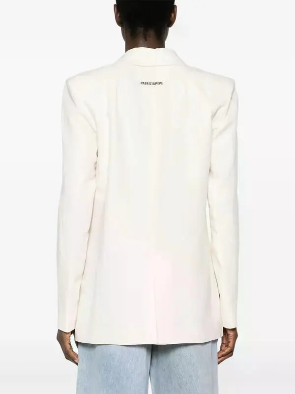Patrizia Pepe Logo-plaque Detailed Blazer