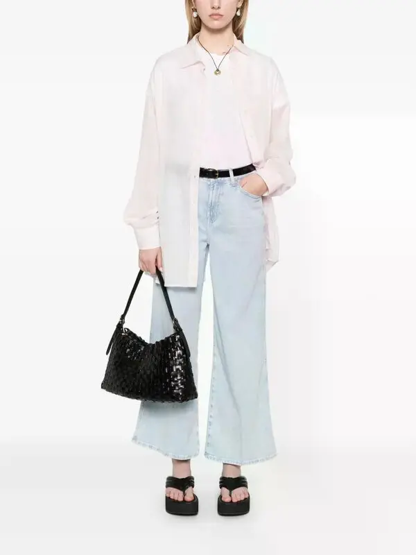 7 For All Mankind Lotta Wide-leg Jeans - Blue