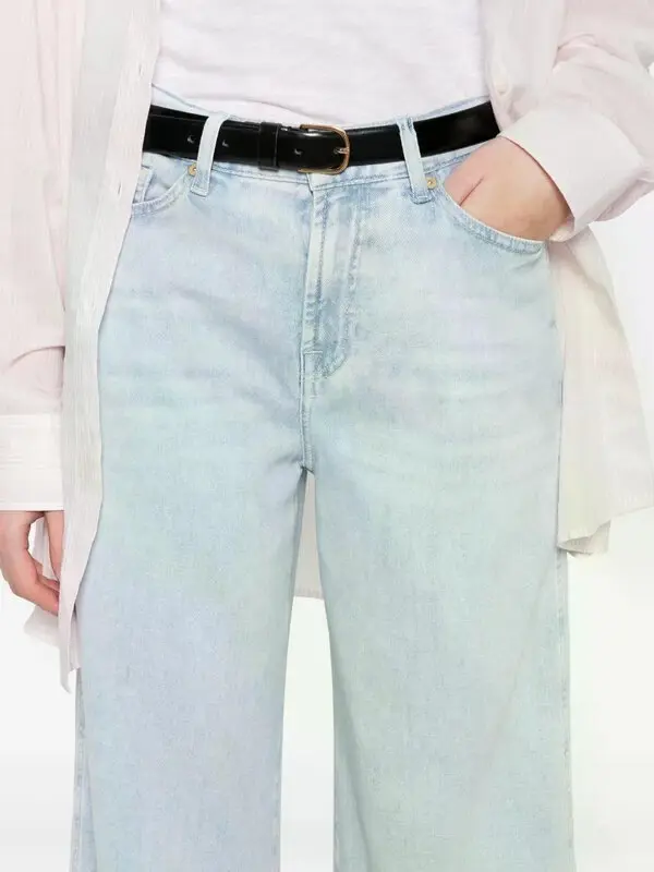 7 For All Mankind Lotta Wide-leg Jeans - Blue