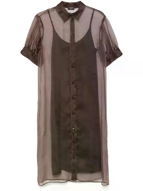 Peserico Semi-sheer Shirt Dress