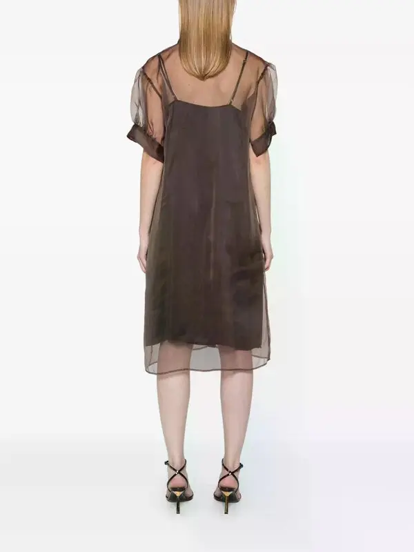 Peserico Semi-sheer Shirt Dress