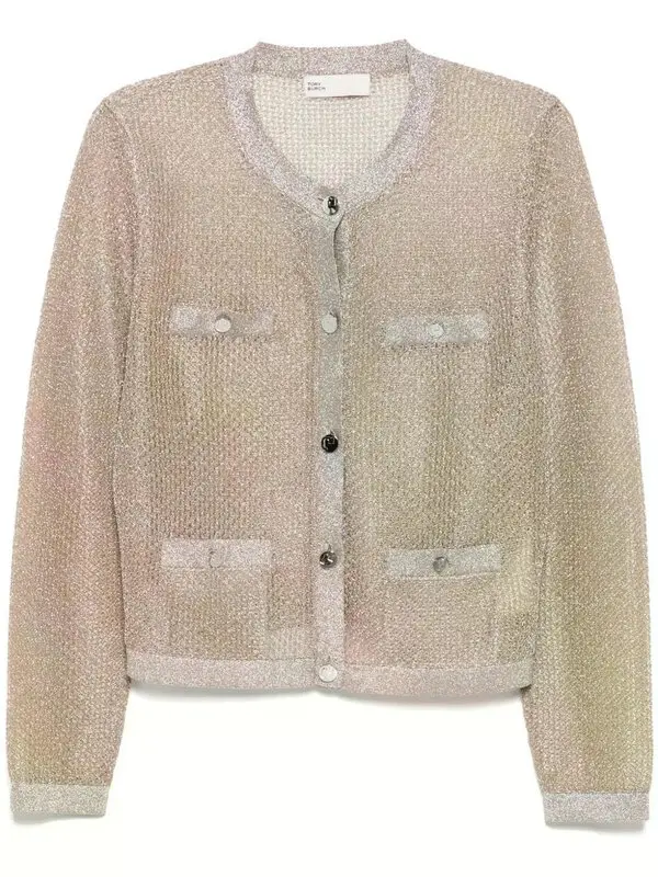Tory Burch Kendra Cardigan - Neutrals