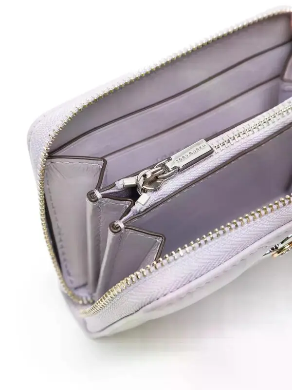 Tory Burch Kira Clover Diamond Quilt Zip-around Wallet