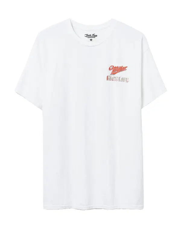 Junk Food Clothing Miller High Life Waterfall Flea Market Tee - White
