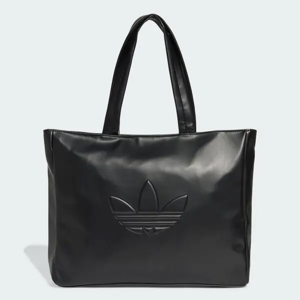 Adidas Polyurethane Shopper Bag With Trefoil Outline