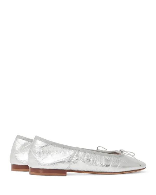 MANSUR GAVRIEL Dance Ballerina Flats - Silver