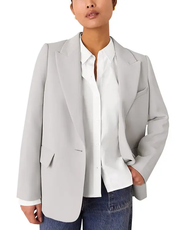 Whistles Crepe Boyfriend Blazer