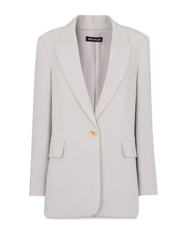 Whistles Crepe Boyfriend Blazer
