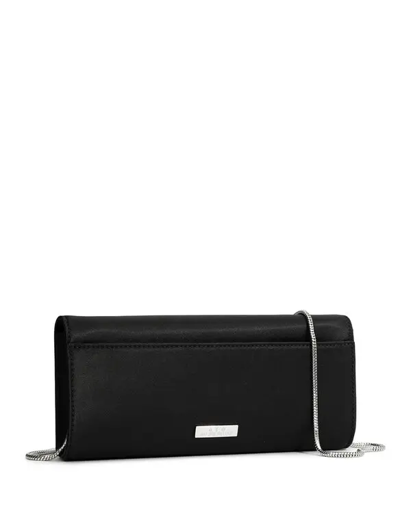 Alexis Bittar Crystal Curve Side Handle Clutch - Black