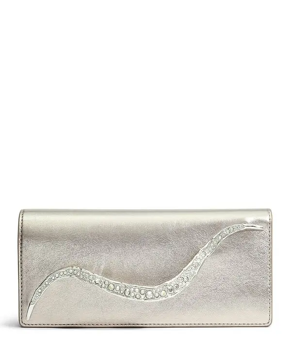 Alexis Bittar Crystal Curve Clutch - Champagne