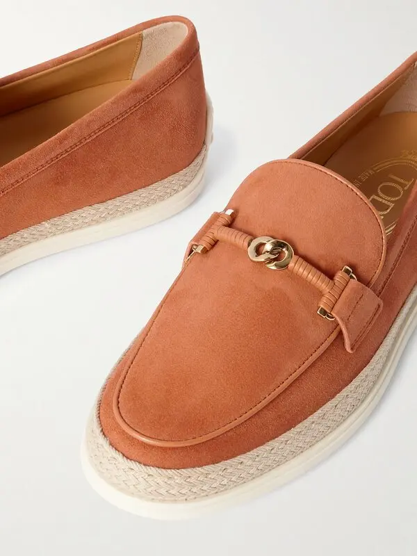 TOD'S Gomma Suede Loafers
