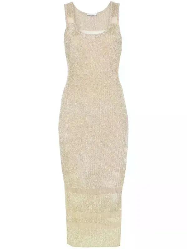 Patrizia Pepe Lurex Midi Dress