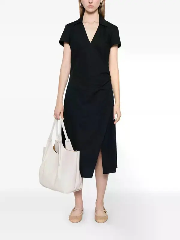 Patrizia Pepe Wrap Midi Dress