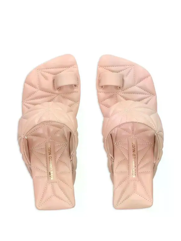 United Nude Loop Hi Puffy Leather Mules