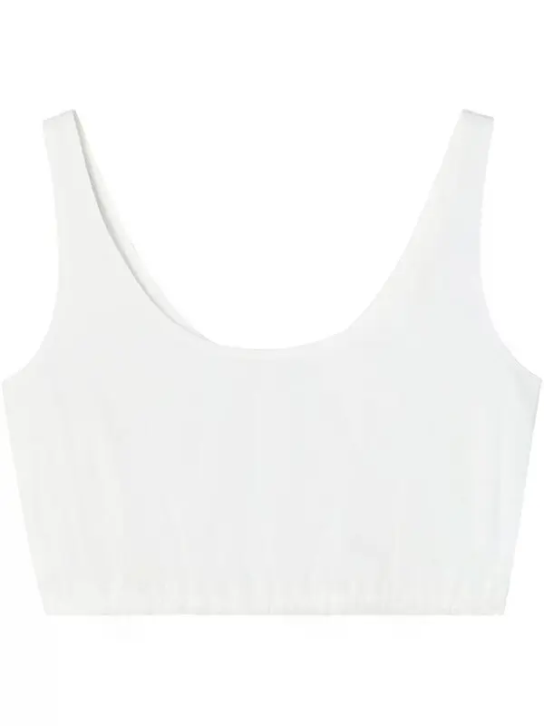 Tory Burch Bonded Elastic Top - White