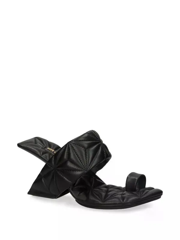 United Nude 80mm Loop Hi Puffy Sandals - Black