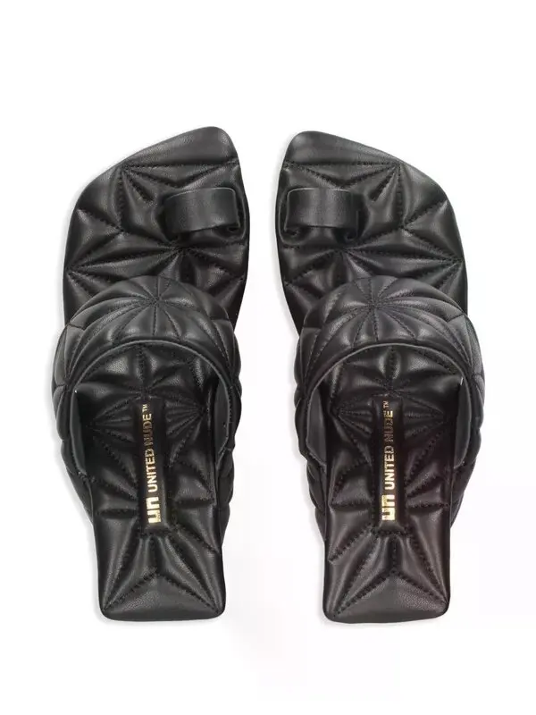 United Nude 80mm Loop Hi Puffy Sandals - Black