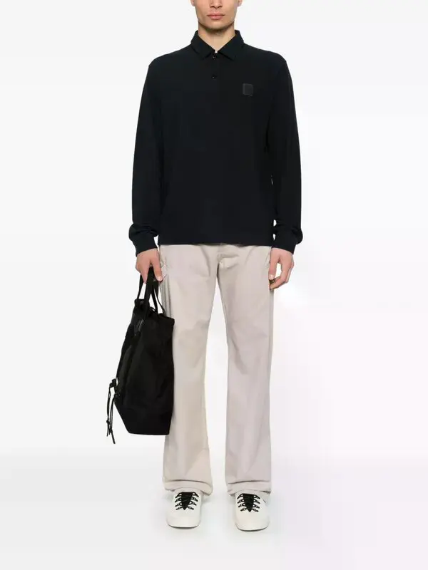 Stone Island Cotton Ghost-patch Polo Shirt