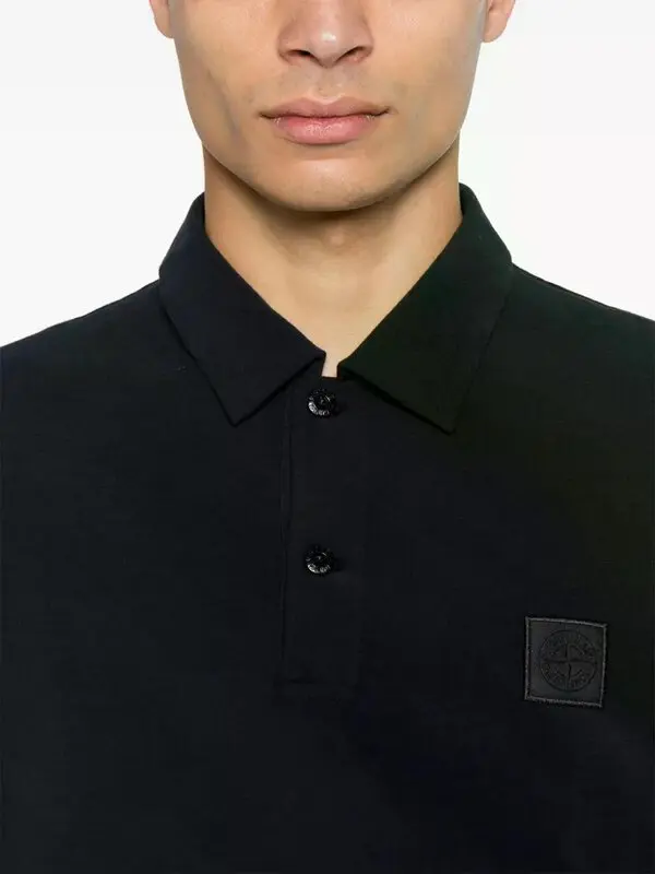 Stone Island Cotton Ghost-patch Polo Shirt
