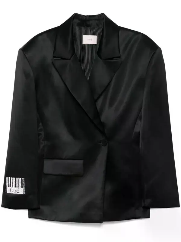 NUE Barcode Blazer - Black