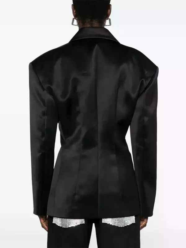 NUE Barcode Blazer - Black