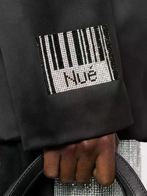NUE Barcode Blazer - Black