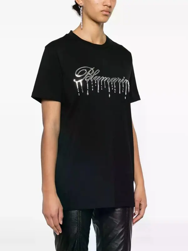 Blumarine Raised-logo T-shirt