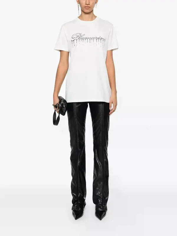Blumarine Raised Logo T-shirt