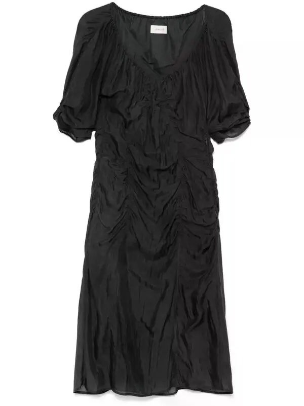 LEMAIRE Silk Chiffon Midi Dress