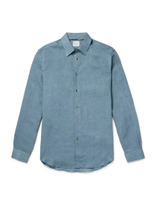 Paul Smith Linen Shirt - Blue