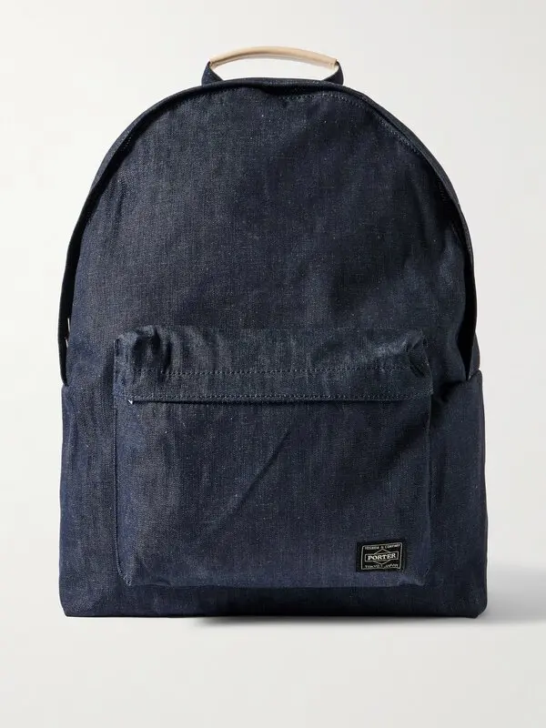 PORTER-YOSHIDA & CO Daypack Denim Backpack - Blue