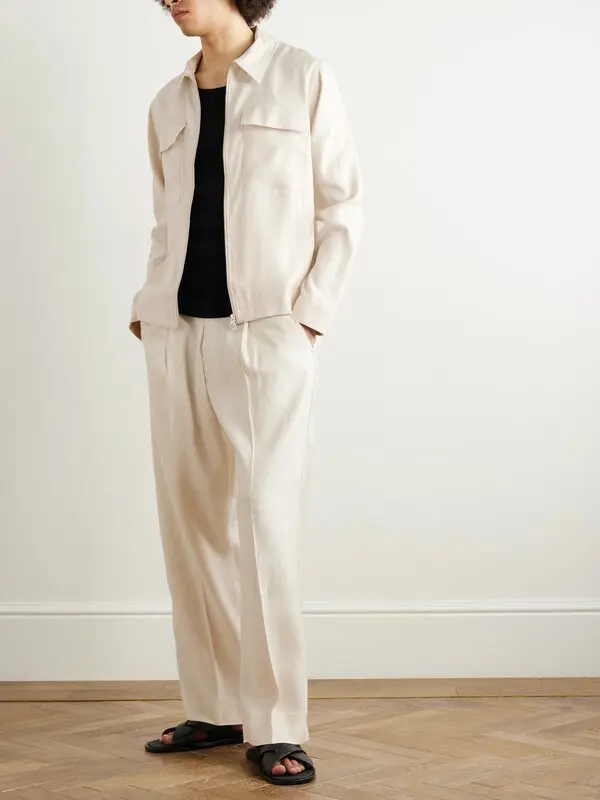 Nn07 Kay 1808 Straight-leg Trousers - Neutrals