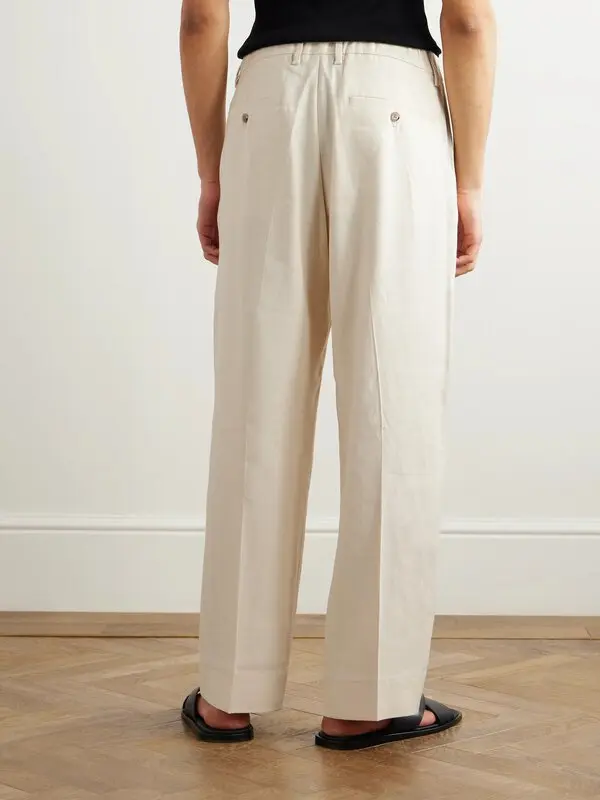 Nn07 Kay 1808 Straight-leg Trousers - Neutrals