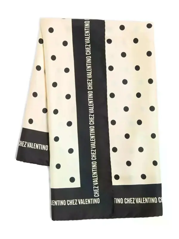 Valentino Garavani Chez Silk Scarf - Neutrals