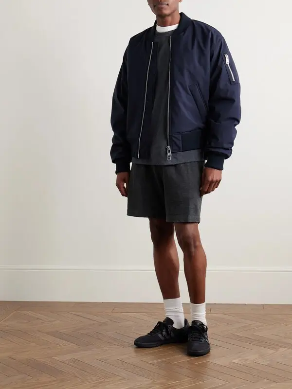 JAMES PERSE Cotton-jersey Sweatshirt - Blue