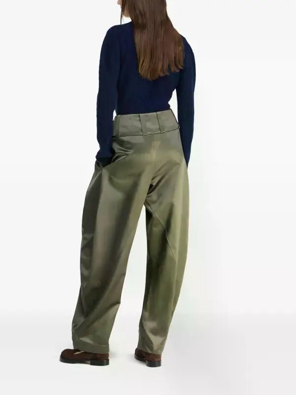JW Anderson Pleated Trousers - Green