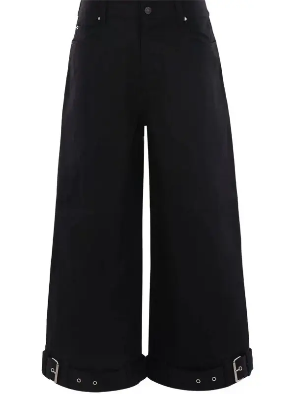 MELITTA BAUMEISTER Belted Cropped Jeans