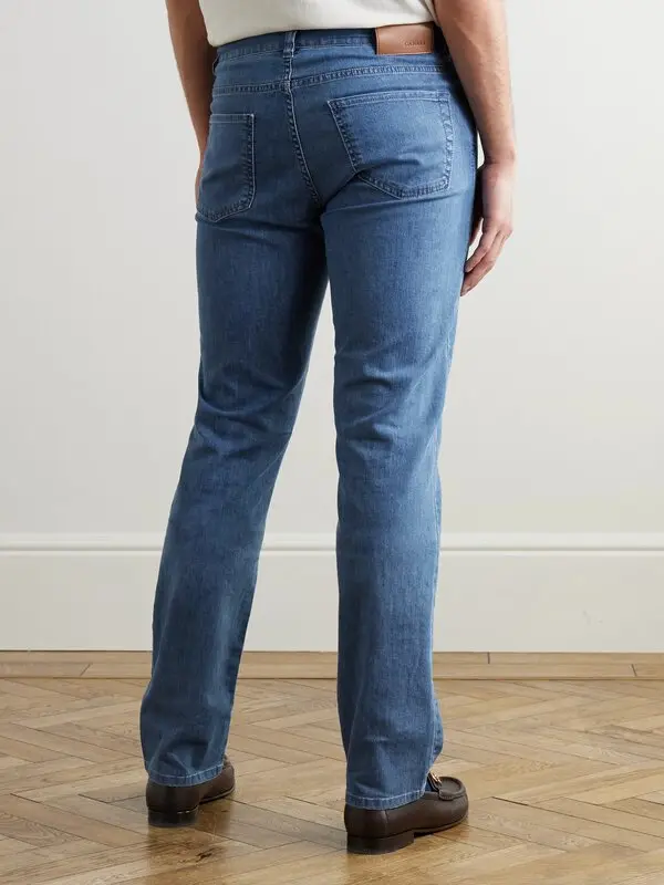 Canali Slim-fit Straight-leg Jeans