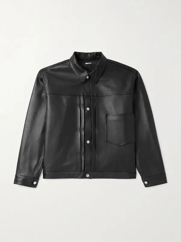 A.PRESSE 1st Type Full-grain Leather Jacket