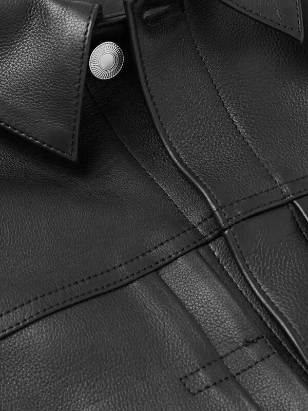 A.PRESSE 1st Type Full-grain Leather Jacket