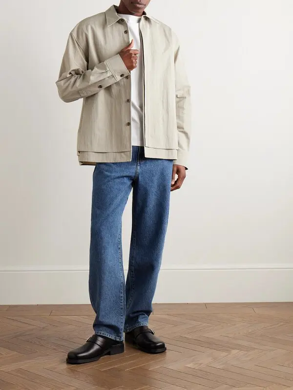 AMOMENTO Straight Leg Jeans