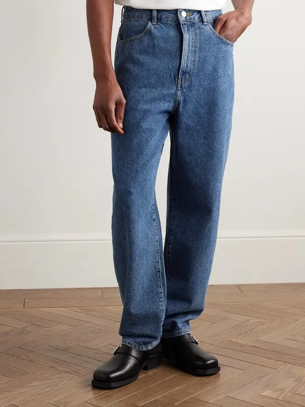 AMOMENTO Straight Leg Jeans