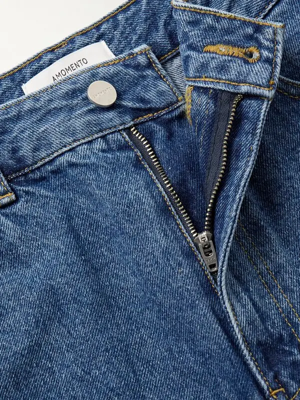 AMOMENTO Straight Leg Jeans
