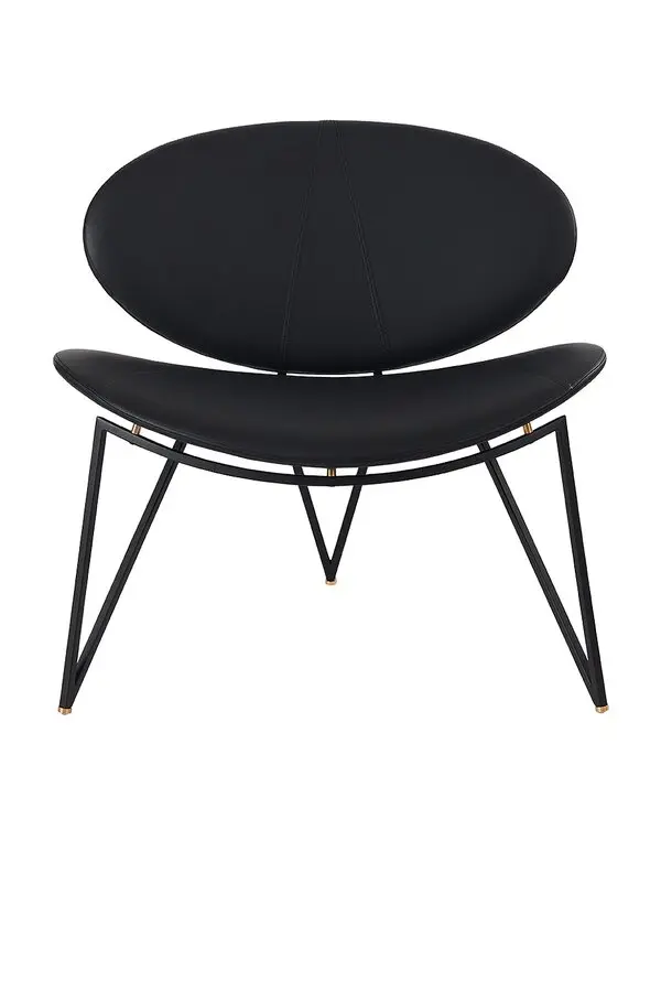 AYTM Semper Lounge Chair - Black & Black