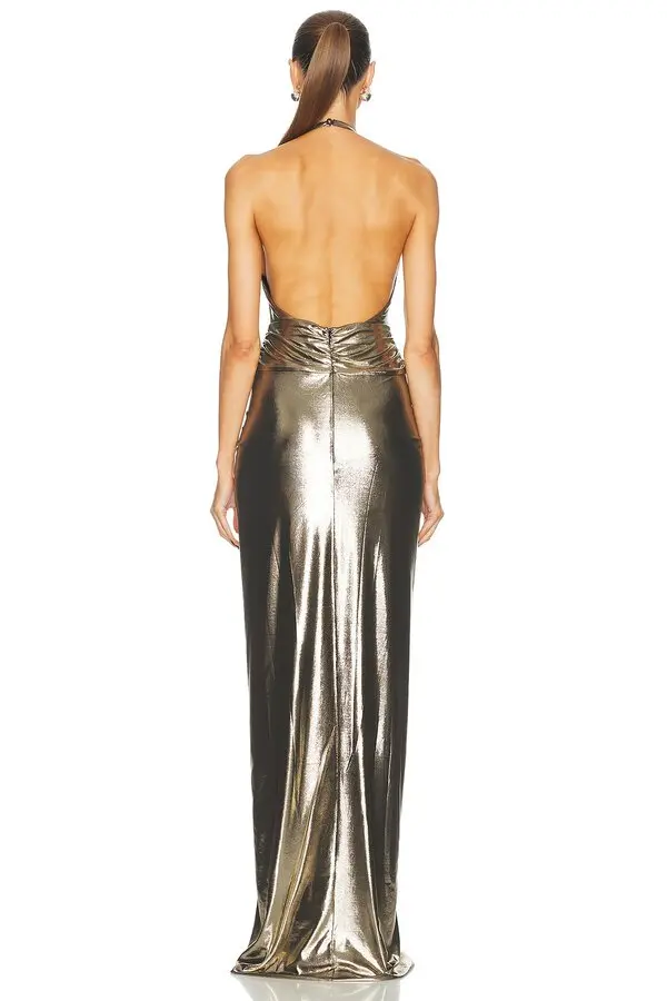 Retrofete Anida Dress - Metallic Pewter - 20% Off | Editorialist