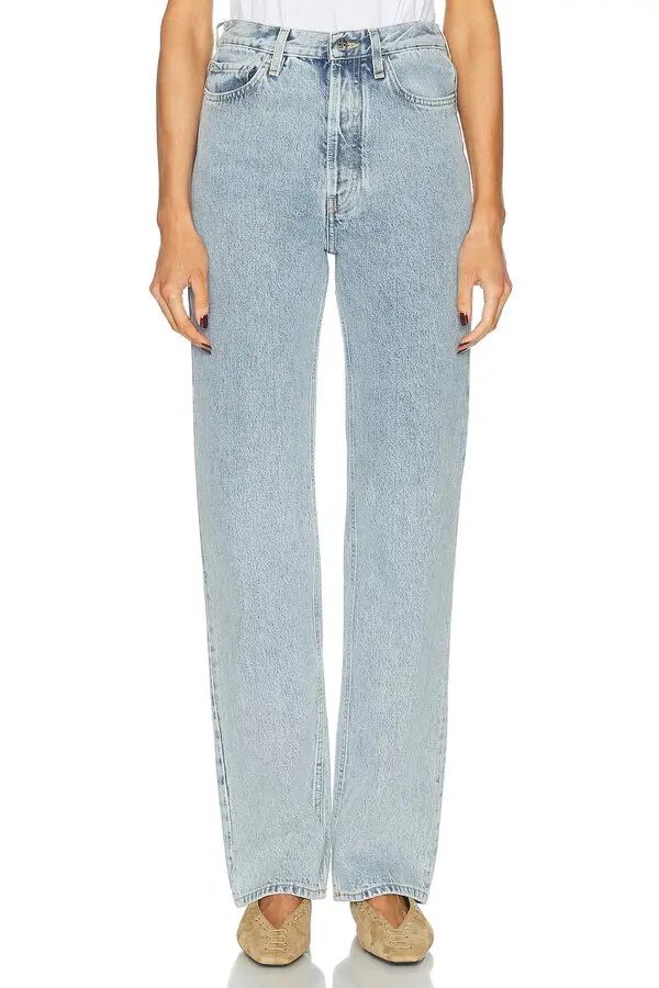 TOTEME Classic Cut Full Length Jeans