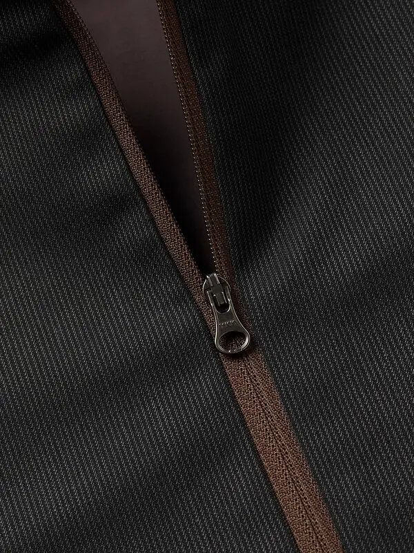 AMOMENTO Striped Wool-blend Jacket