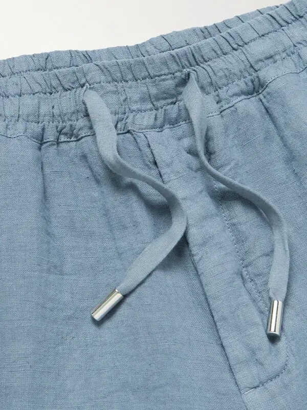 Altea Samuel Straight-leg Linen Shorts