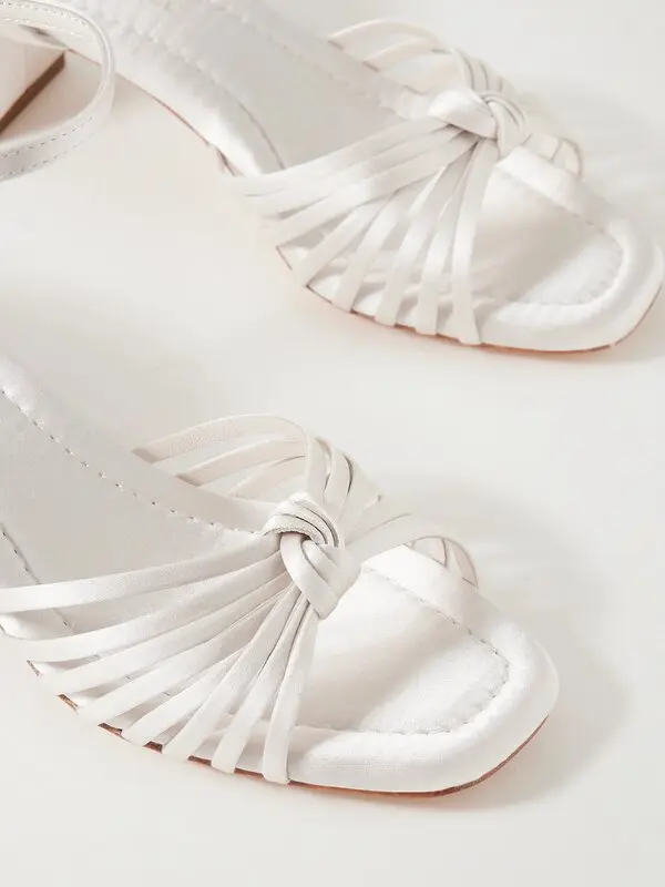 LOEFFLER RANDALL Olivia Knotted Sandals - Neutrals