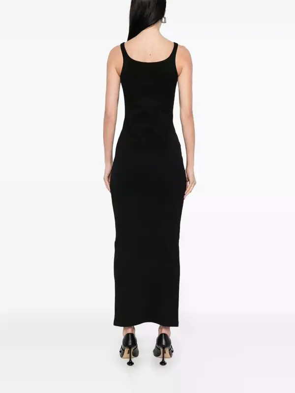 Blumarine Floral-brooch Maxi Dress